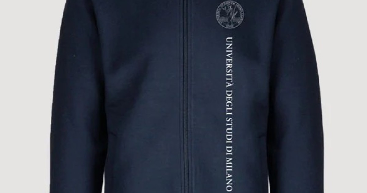 UniMi Navy Blue Full Zip Sweatshirt | Official Merchandise